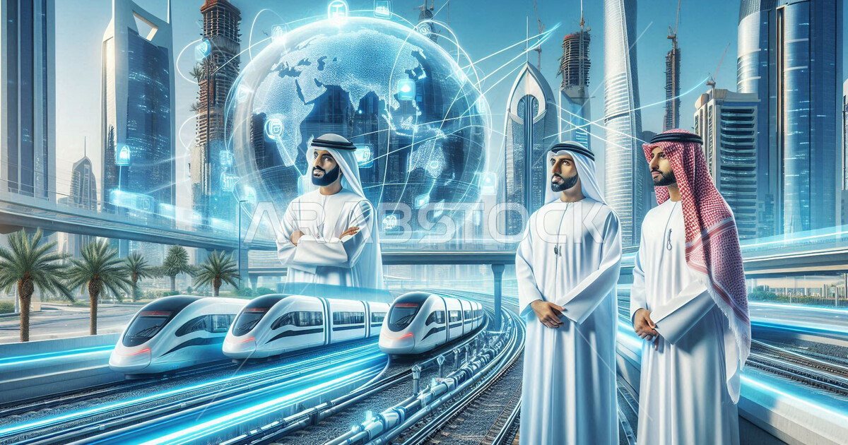 خلفية هولوجرامية ثلاثية الأبعاد للأبراج وناطحات السحاب، التطور ...