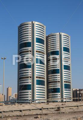 general view of modern buildings in sharjah uae - Photo #263568 - Stock ...