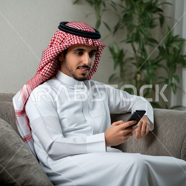 Chatting with friends via mobile programs and applications, browsing ...