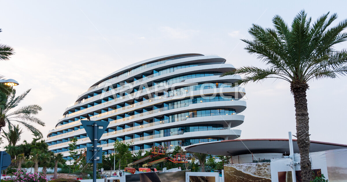 Marsa Al Arab Resort in Jumeirah area of Dubai, modern architectural ...