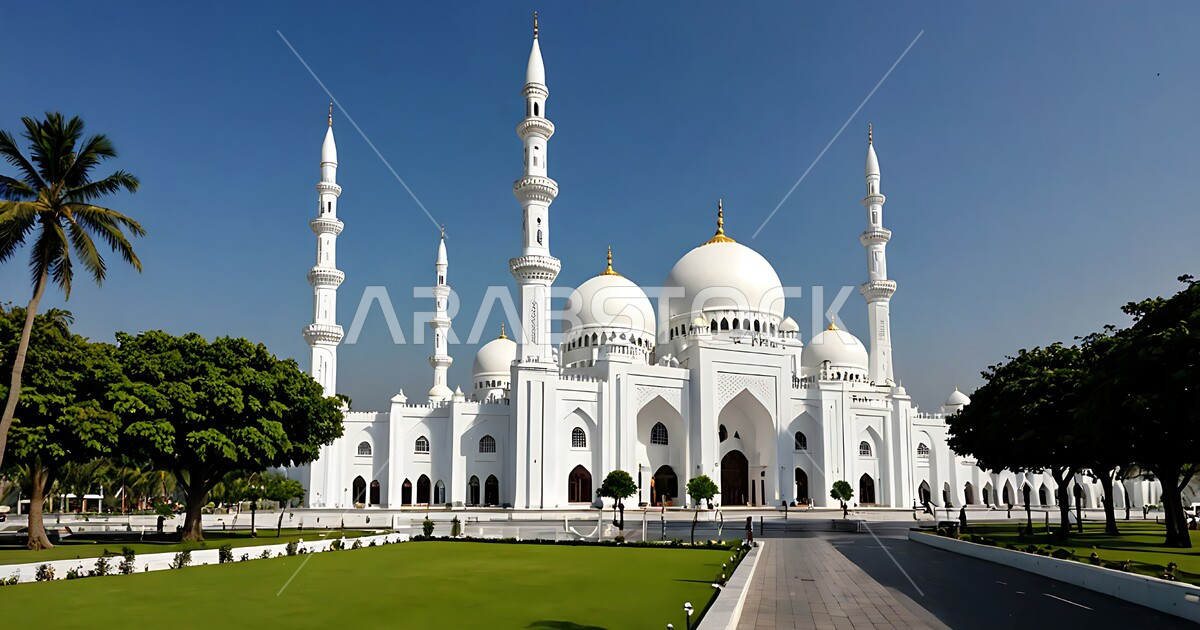 Islamic designs and decorations, interest in planting plants and green ...