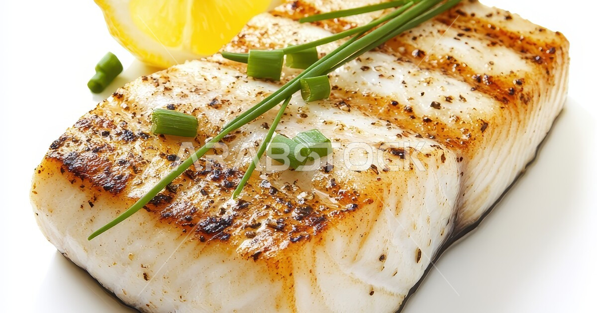 Grilled salmon with vegetables, a meal with high nutritional value, the ...