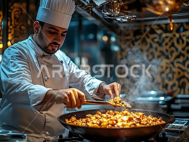 The art of decorating and presenting different dishes in distinctive ...