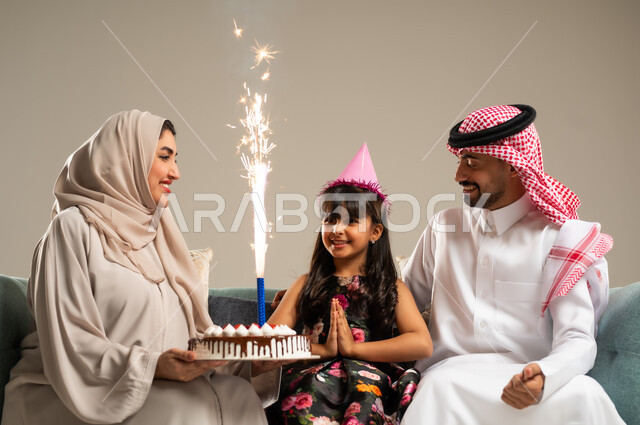 Family gatherings and celebrations, close-up portrait of a smiling ...
