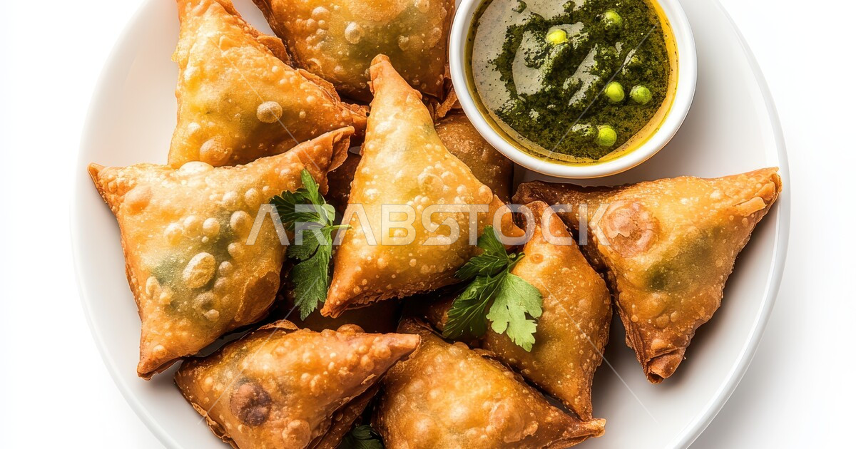 Fried pies with various fillings, main dishes for the Iftar table ...