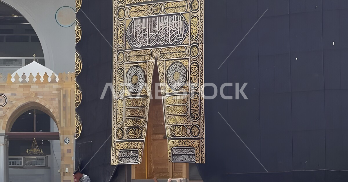 The Qiblah of Islam and Muslims, worship and drawing closer to God, a ...