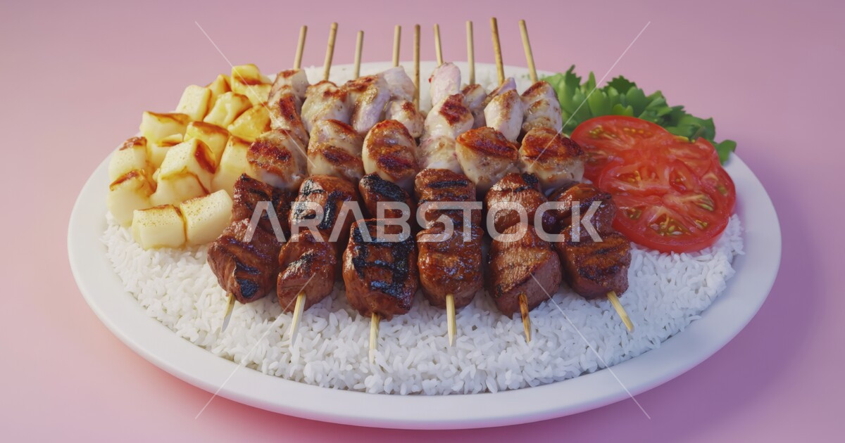 Healthy meals rich in proteins, the art of presenting delicious ...