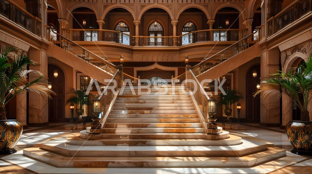 Modern architectural engineering of buildings, luxury residential ...