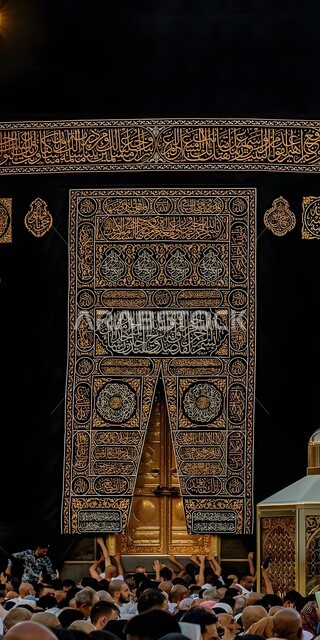 Circumambulating the Kaaba in Mecca, pilgrims to the House of God in ...