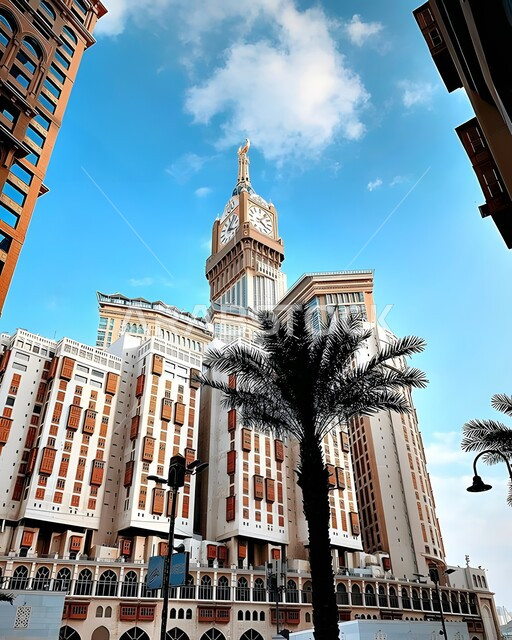 Modern architecture in Saudi Arabia, the Royal Clock Tower building in ...