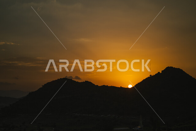 Famous tourist attractions and places, mountainous nature in the ...