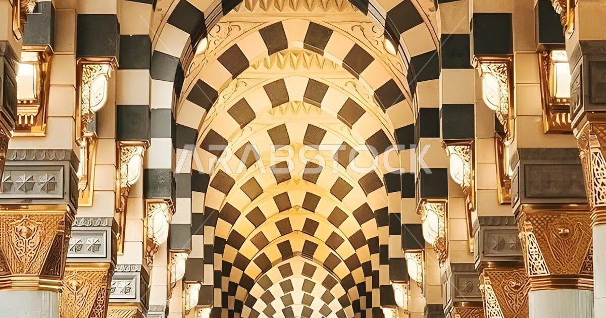 الديكورات الداخلية على الطراز الإسلامي، الفن الهندسي المعماري، العبادة ...