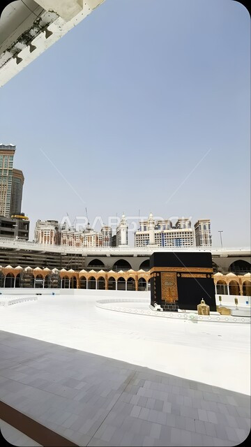Towers overlooking the Grand Mosque, architectural engineering art of ...