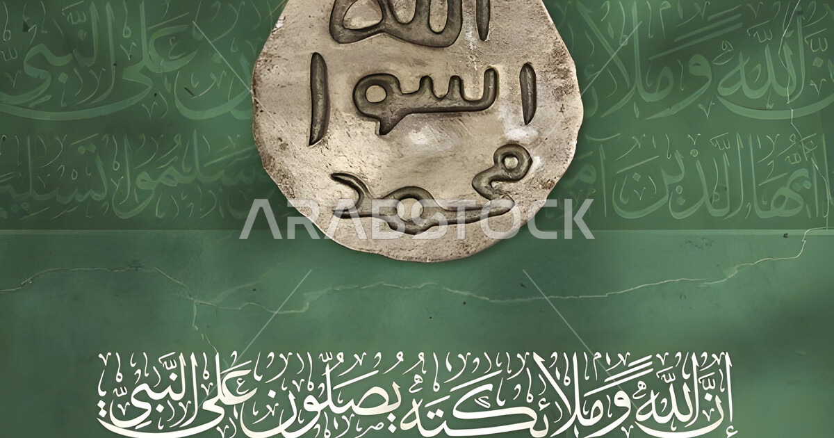 Distinctive designs in Arabic calligraphy, verses and supplications ...