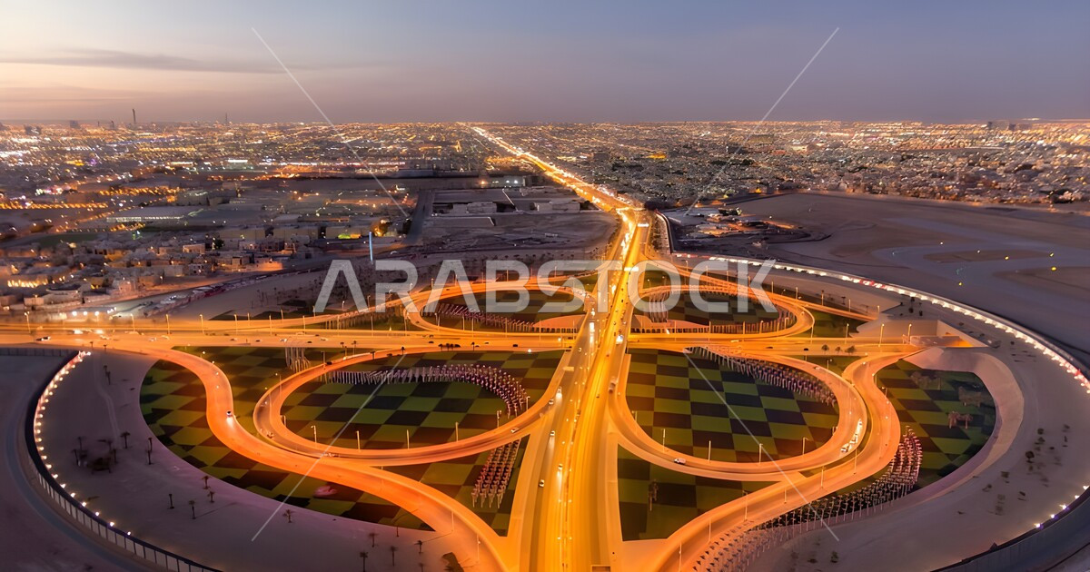 الفن الهندسي المعماري للطرق والشوارع في المملكة العربية السعودية، تقاطع ...