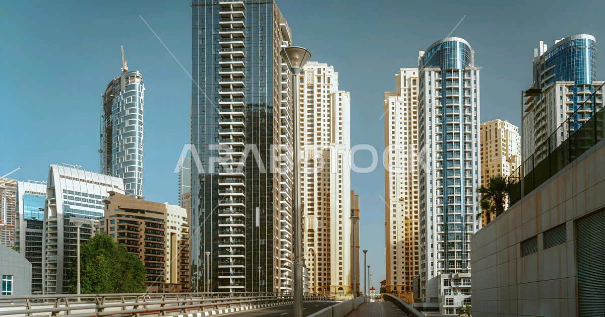 Towers and skyscrapers in the United Arab Emirates, modern ...