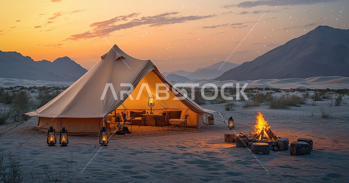 Tourist camps in the deserts of the Kingdom of Saudi Arabia ...