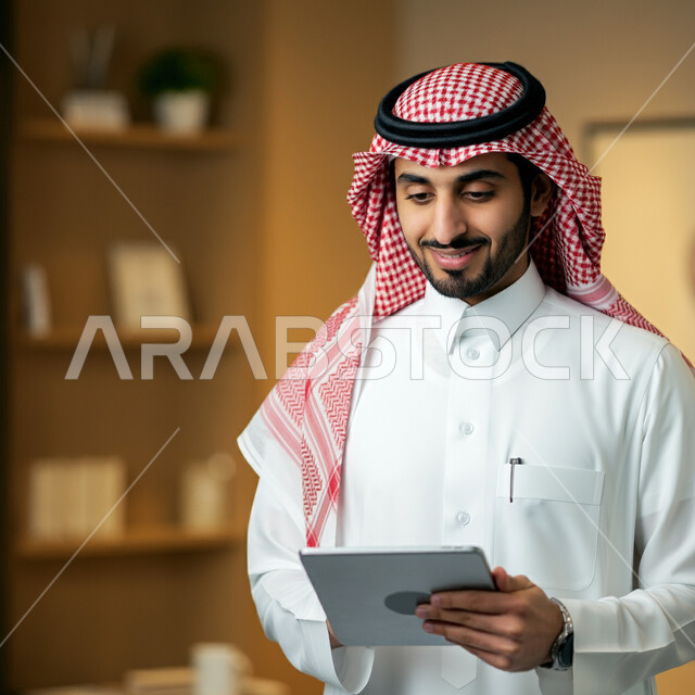 Saudi professions and jobs, managing daily work tasks within the ...