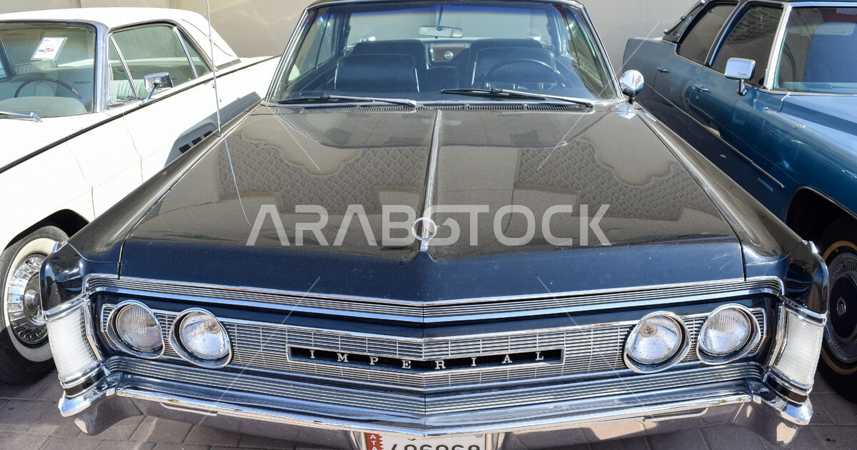 A picture of a classic car participating in the UAE National Day ...