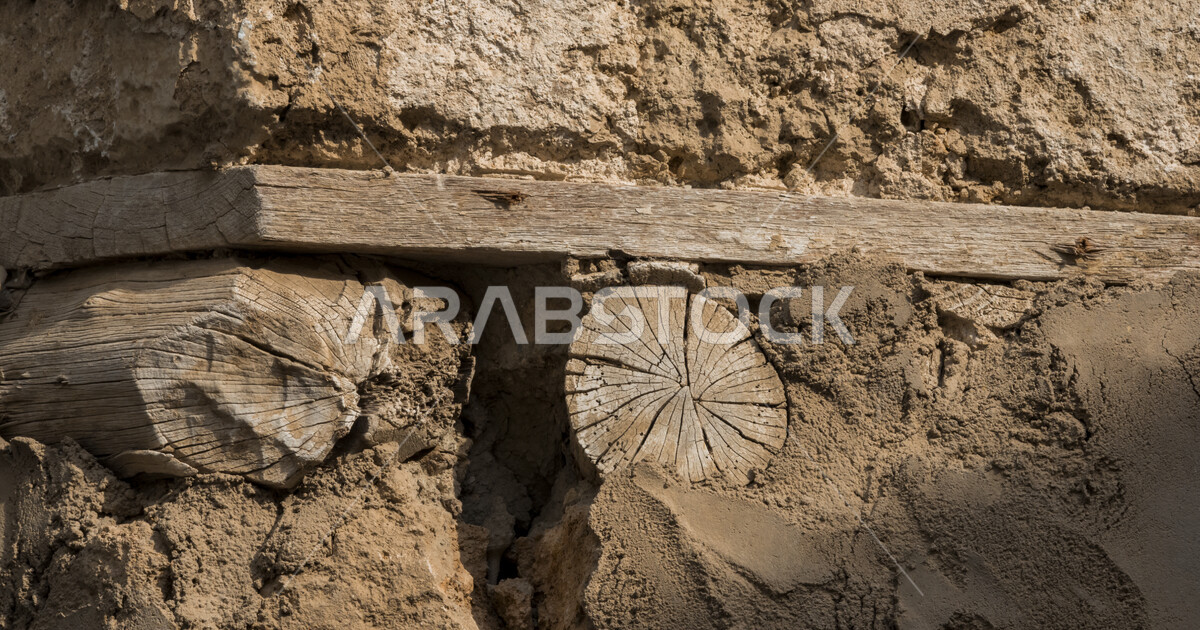 Archaeological and historical stone wall in the historical city of ...