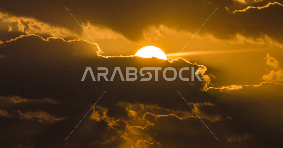 A picture of the beauty of the sky in the Kingdom of Saudi Arabia, the ...