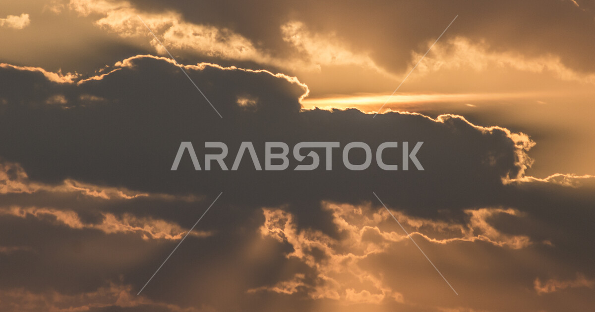 A picture of the beauty of the sky in the Kingdom of Saudi Arabia, the ...