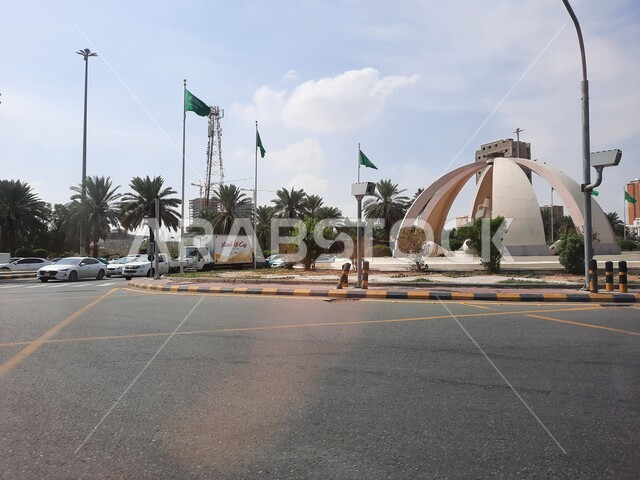 Al-Bujadiyah roundabout in Mecca, famous tourist attractions ...