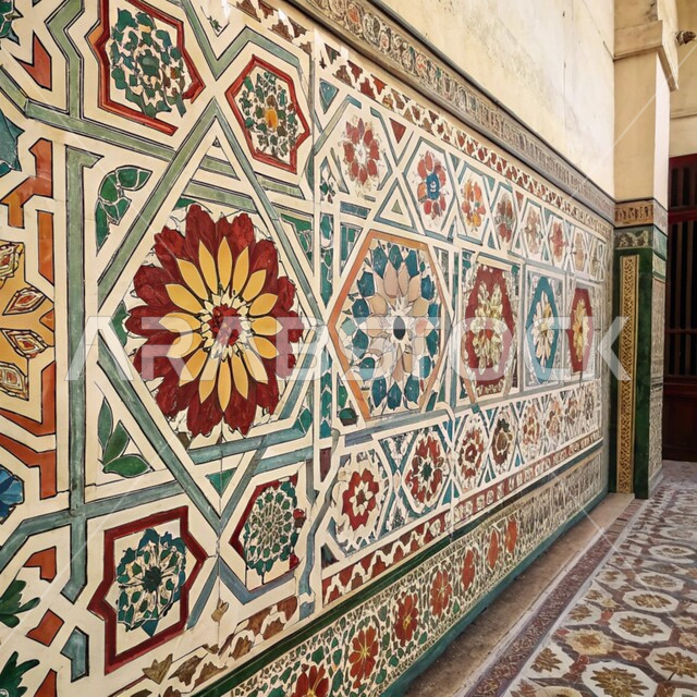 Worship and closeness to God, Arab Islamic architectural art, elegant ...