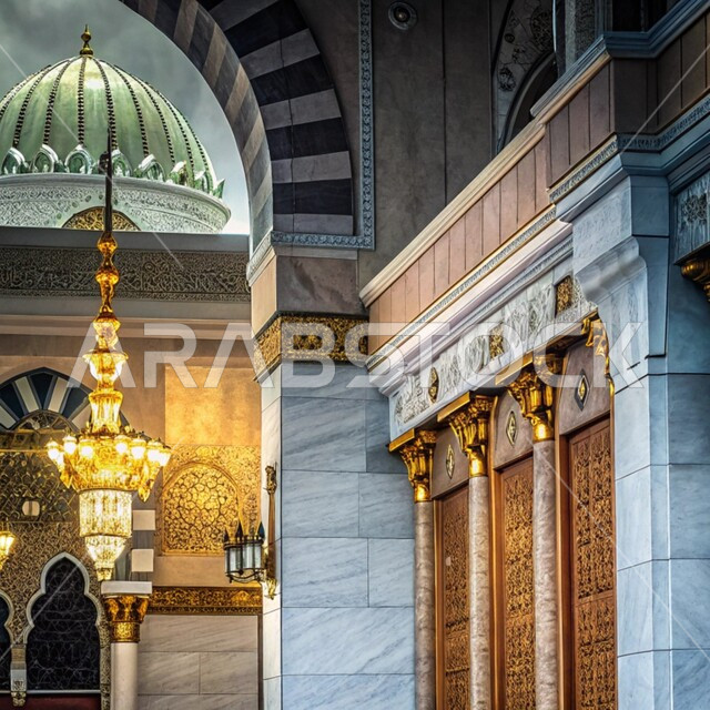 Distinctive designs and interior decorations of mosques in modern style ...