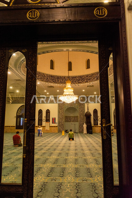 Islamic decorations and ornaments, sacred religious places and ...