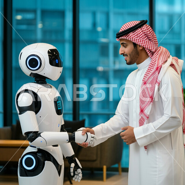 Development of artificial intelligence, science and technology, the concept of cooperation ...