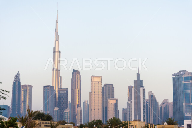 Towers and skyscrapers in the United Arab Emirates, Burj Khalifa in ...