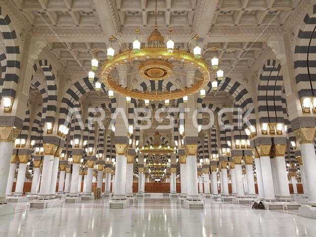 Worship and getting closer to God, performing prayers in the Prophet's ...