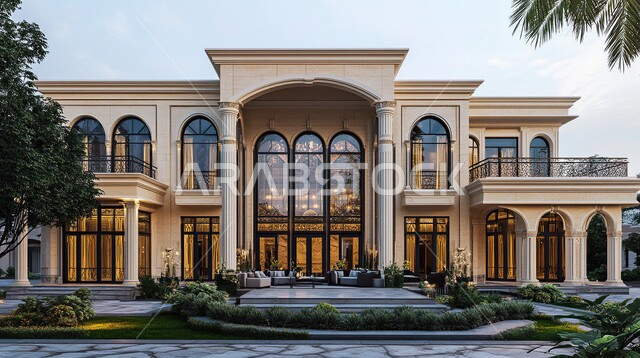 Modern architectural art, luxurious designs and decorations ...