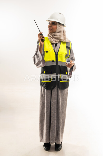 Working in the engineering sector, following up on the progress of work ...