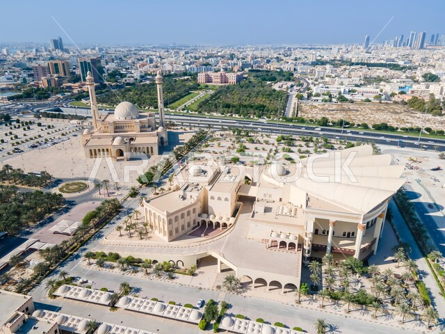 Al-Qudhaibiya Presidential Palace in the Bahraini capital, the ...