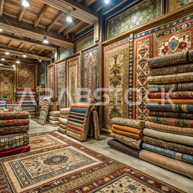 Traditional folk art, national local industrial products, a collection ...