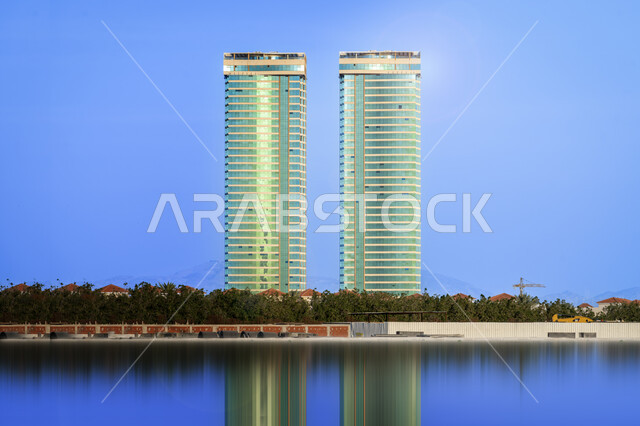 Saudi Vision 2030, High-rise commercial buildings and facilities in the ...