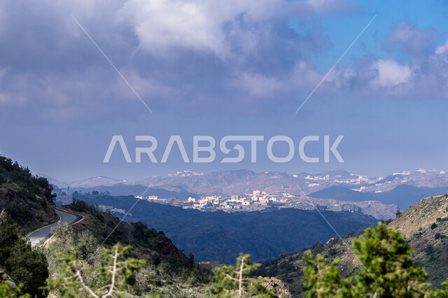 Al Baha region mountains, famous natural tourist attractions in the ...