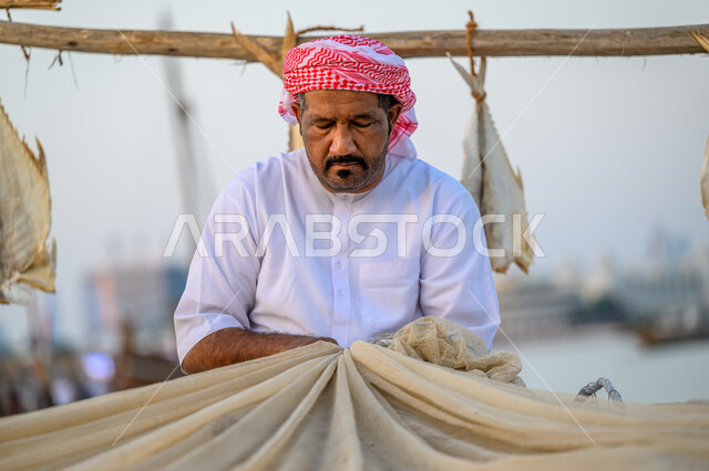 Celebrating the Katara Traditional Dhow Festival on the beach of Doha ...