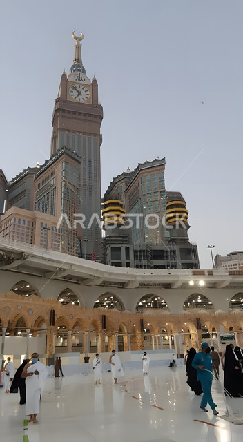 The architectural engineering art of the clock tower and the towers ...