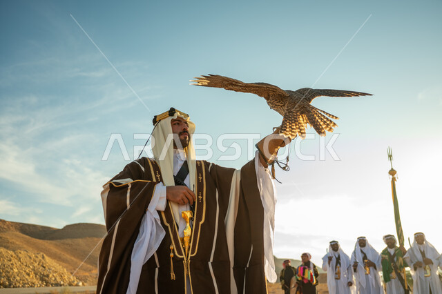 The status of falcons in Saudi history, the anniversary of the founding ...