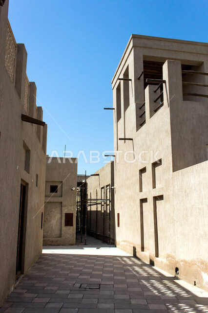 A tour inside the Al Shindagha historical area in the Dubai Creek ...