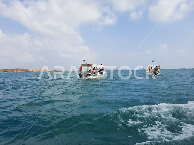 Spending a fun time in coastal cities, the view of the blue waters of ...