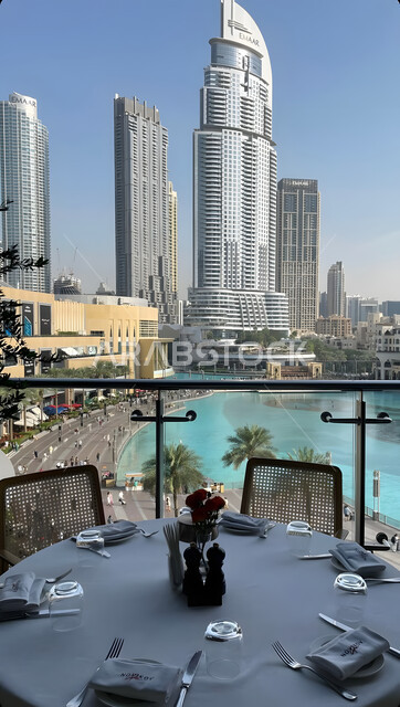 A famous tourist place and landmark in the United Arab Emirates, the ...