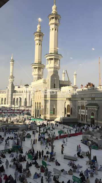Muslims call to prayer and religious duty, architectural art of the ...