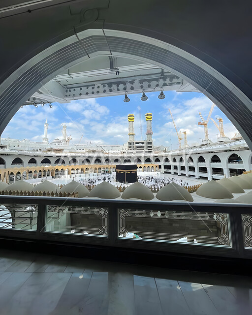 Performing Hajj and Umrah rituals, the Qiblah of Islam and Muslims, a ...