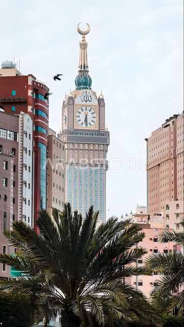 Royal Clock Tower in Mecca, architectural art of towers and skyscrapers ...