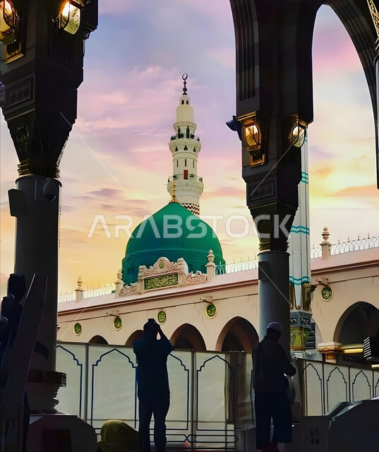 Islamic style design and decoration, architectural engineering art of ...