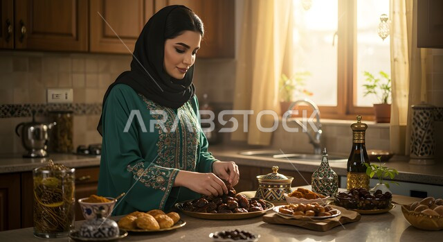 تحضير وتجهيز الأطباق الرمضانية الشهية، محصول زراعي محلي وطني سعودي ...